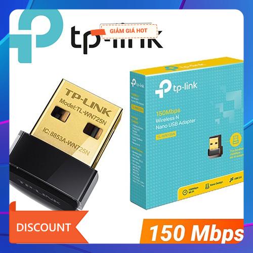 Usb wifi receiver TP-Link TL-WN725N nano 150Mbps (Genuine) | Shopee ...