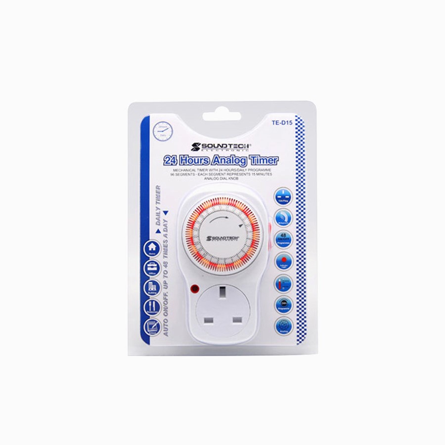 Soundtech 24 Hours/ Mini Analog Timer | Shopee Singapore