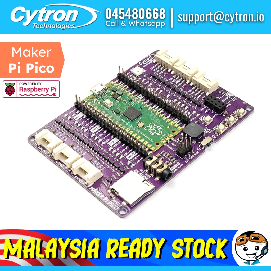 Maker Pi Pico Simplifying Raspberry Pi Pico for Beginners MicroPython ...
