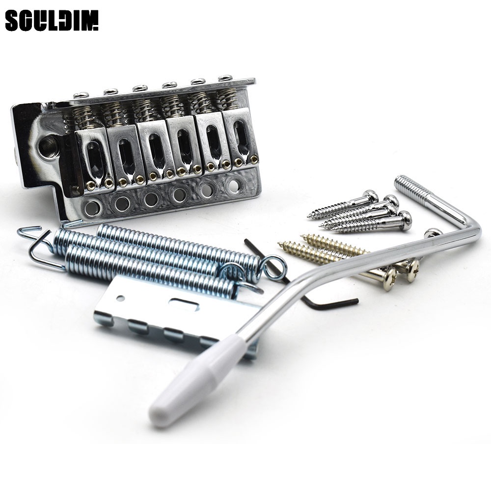 6 String Saddle Electric Guitar Single Tremolo Bridge System With Bar ...