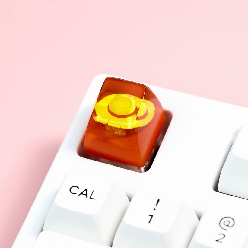 One piece Luffy Keycaps, Luffy Hat Odd Keyboard Buttons, One piece ...