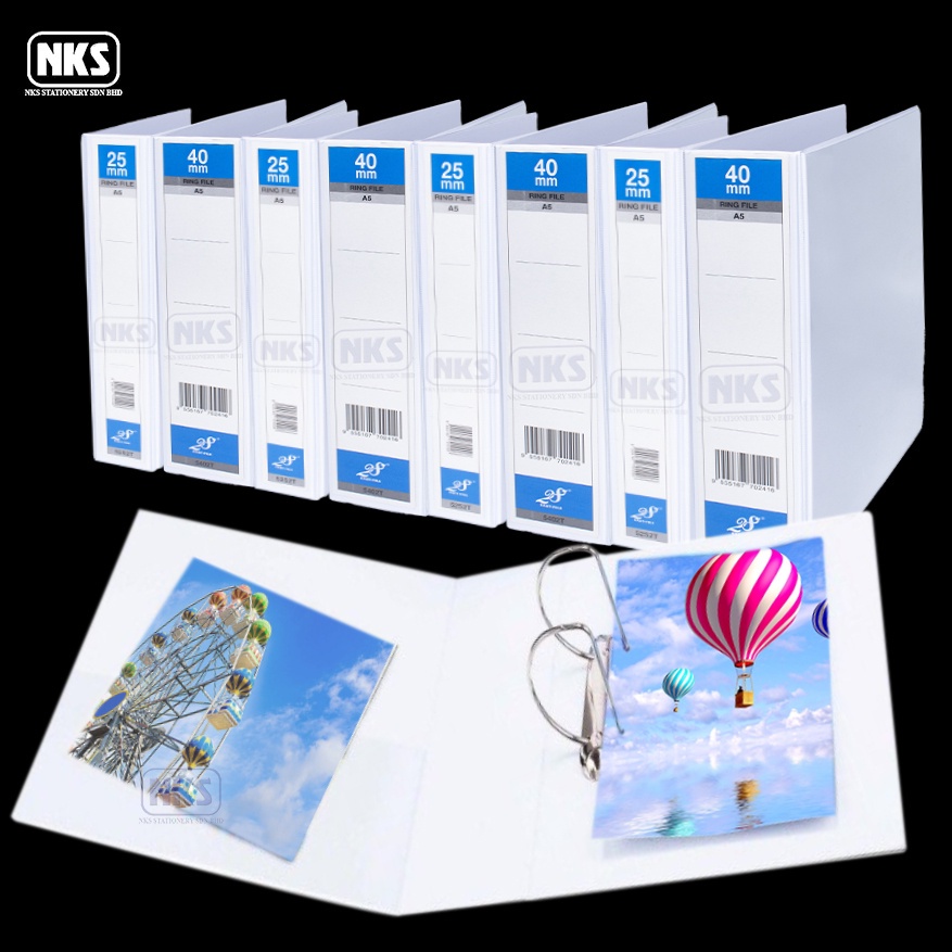 A5 PVC 2D RING FILE (25MM / 40MM) | Shopee Singapore