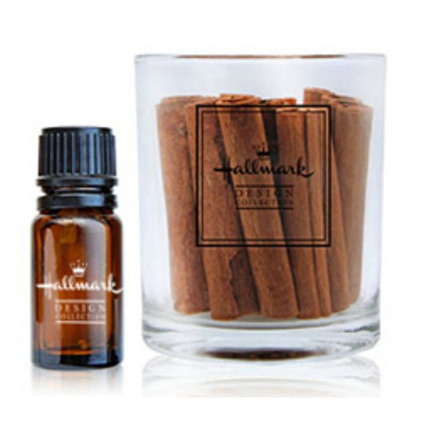 Hallmark Hemark Eternal Love Diffuser Set-Sri Lanka Cinnamon (Includes Eucalyptus Essential Oil ...