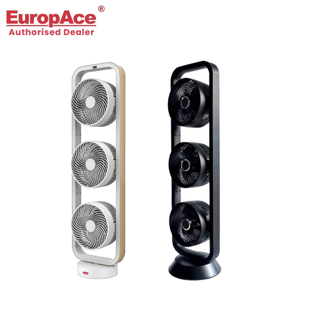 EuropAce Trio Turbo Oscillating Fan EQQ 7931S | Shopee Singapore