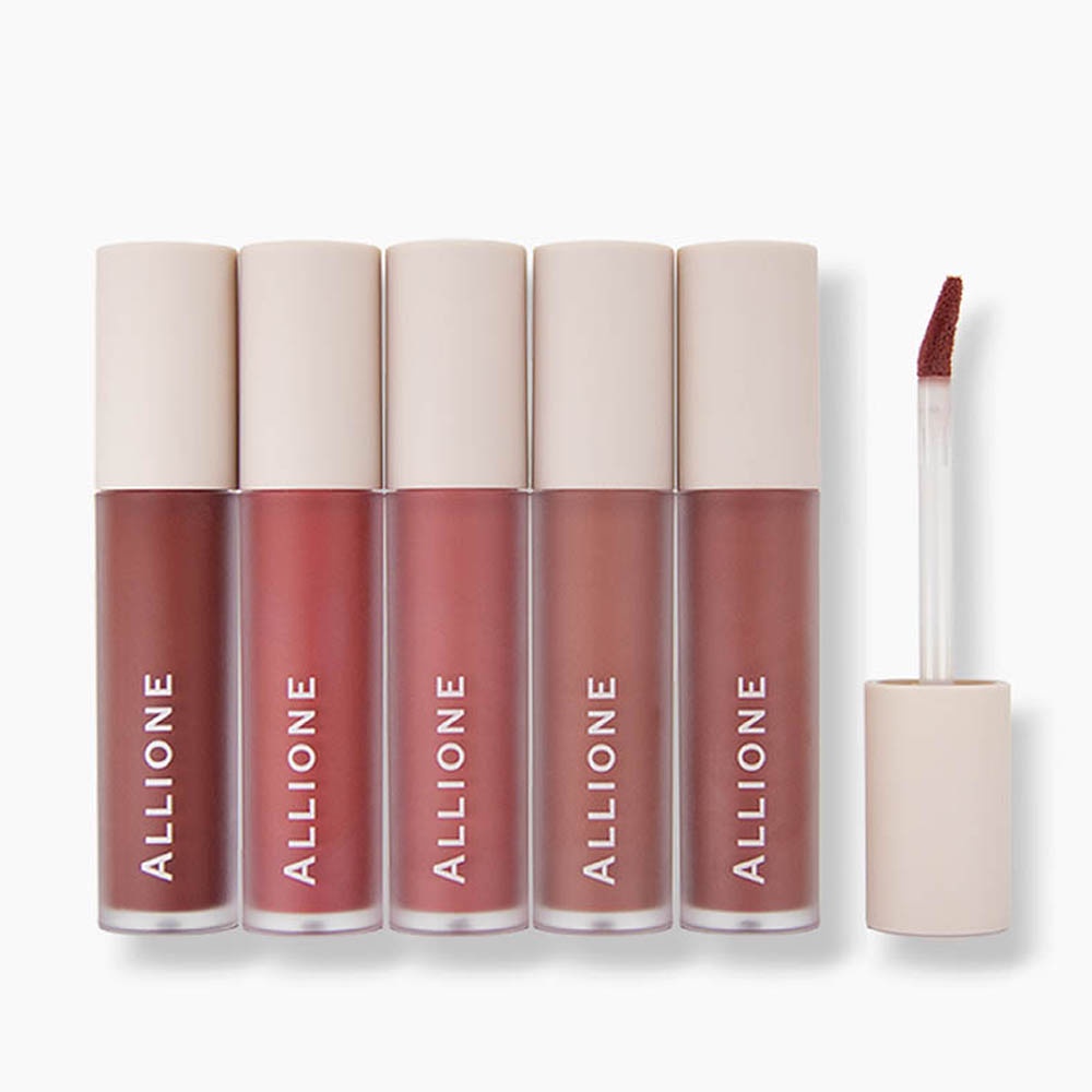 [1+1] ALLIONE Muse Mellow Velvet Lip Tint 5.5g / 5 Vivid Colors | Shopee Singapore