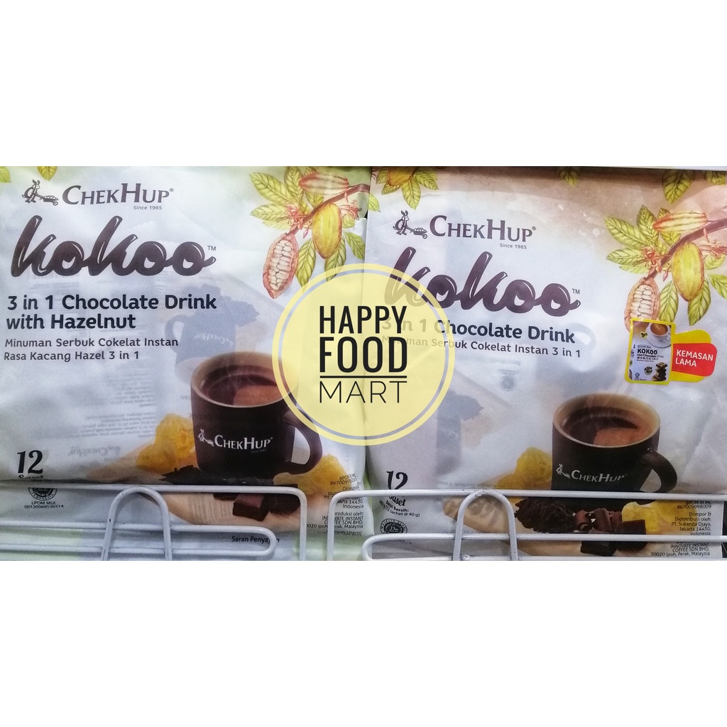 [BPOM] CHEKHUP KOKOO CHOCOLATE DRINK 480 GRAM/CHEK HUP HAZELNUT CHOCO 3 ...