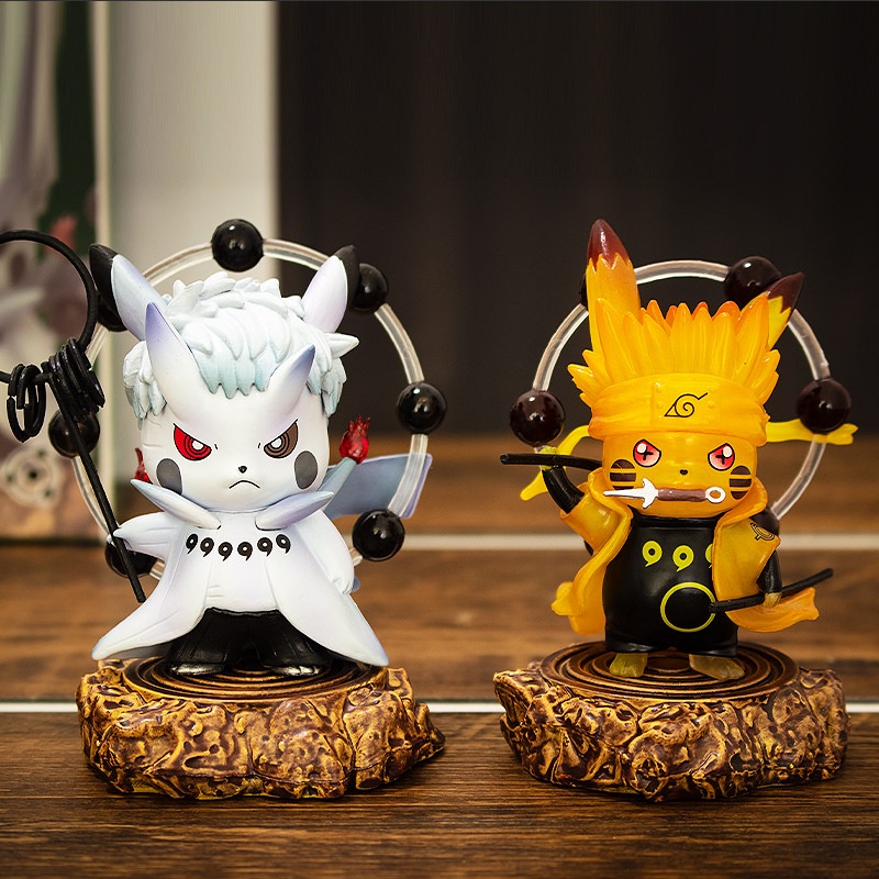 Hot Sale-Naruto GK Pikachu COS Six immortal Naruto Uchi Bandai Tsuba ...