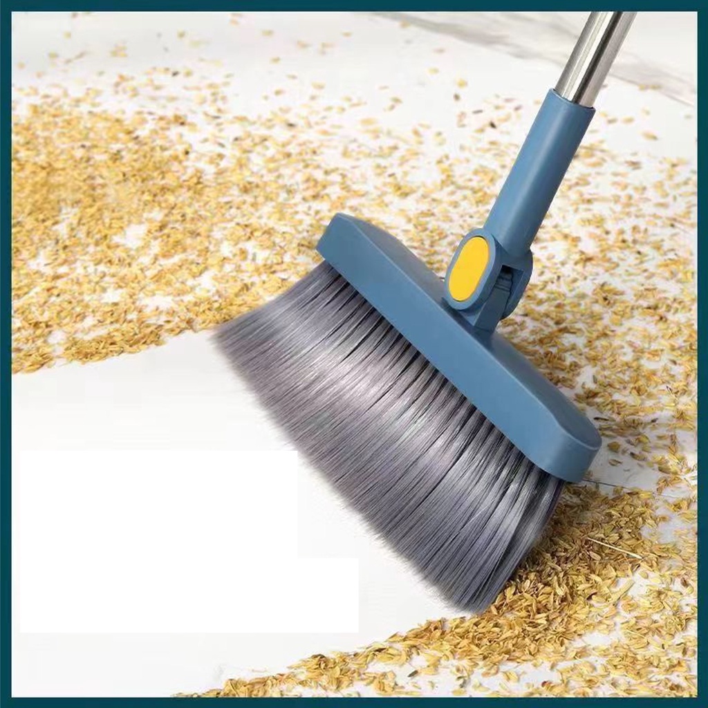 3 in 1 Foldable Broom Dustpan Set 2 in 1 Broom Set Water Wiper Penyapu dan Penyodok Lantai ...