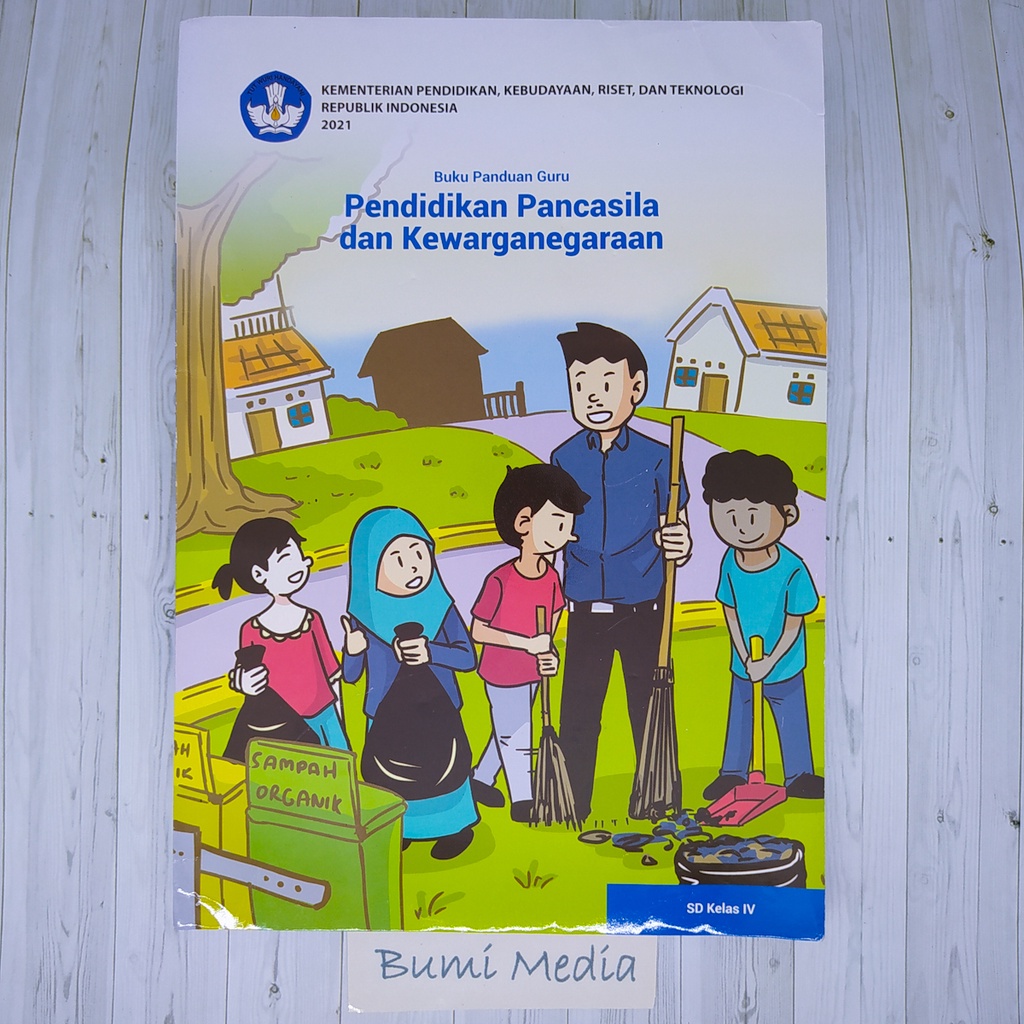 MATA Pkn PPKN Teacher's Book Class 4 IV SD MI New revised curriculum ...