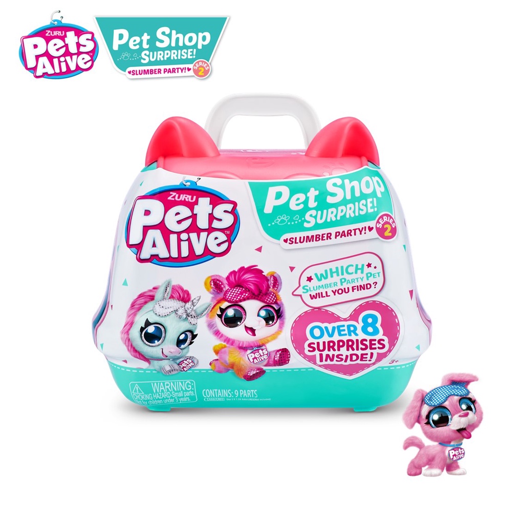 Pet Shop Surprise Series 2 by ZURU Pets Alive – Mystery Interactive Toy ...