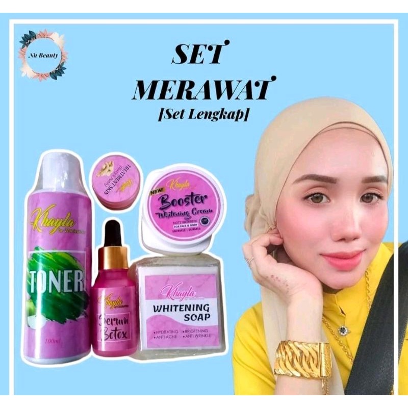 Khayla BEAUTY SKINCARE SET (FOR CARING FOR ACNE AND FRENCH) | Shopee ...