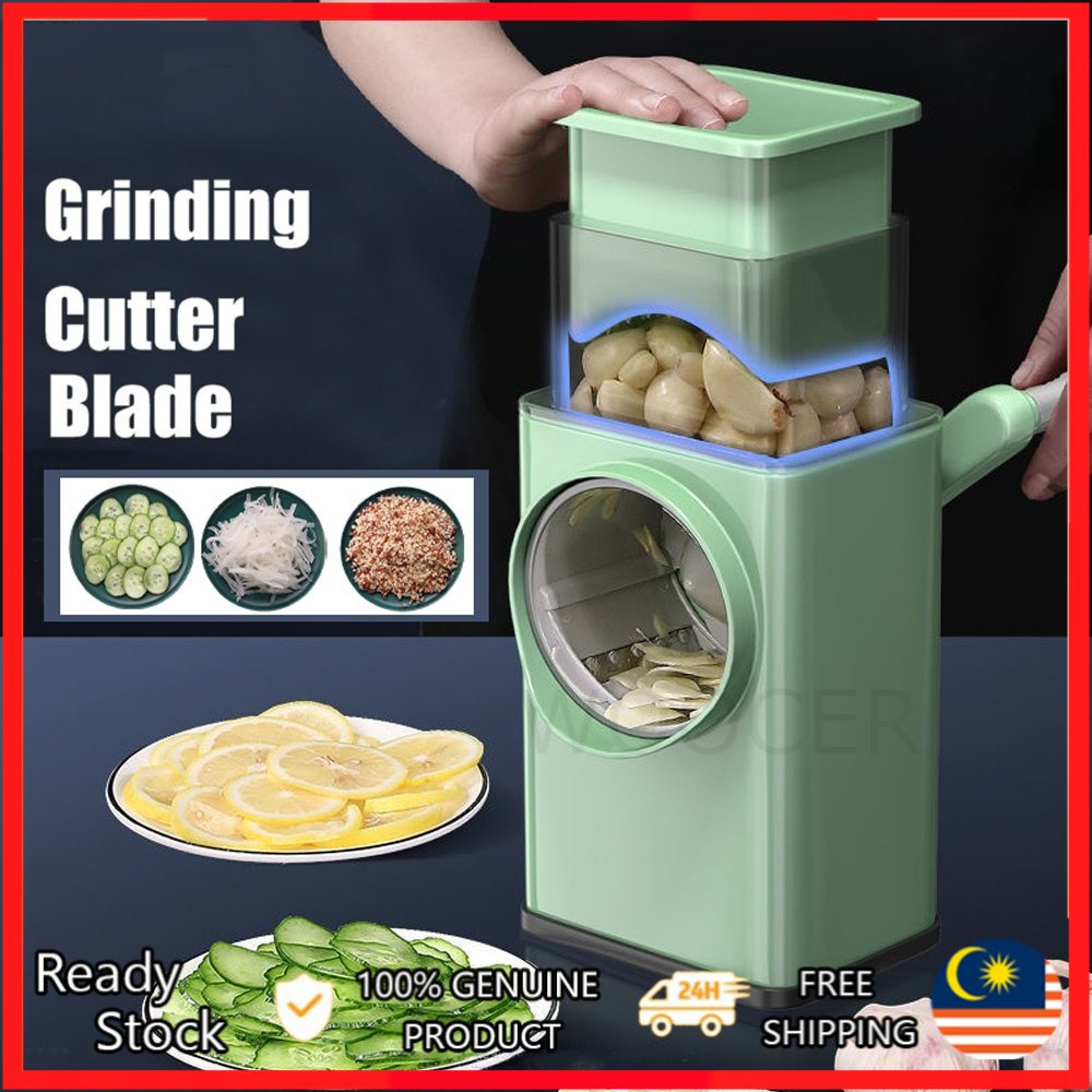 3 In 1 Multifunction Vegetable Slicer Manual Kitchen Cookware Grater Vegetable Chopper Cutter ...