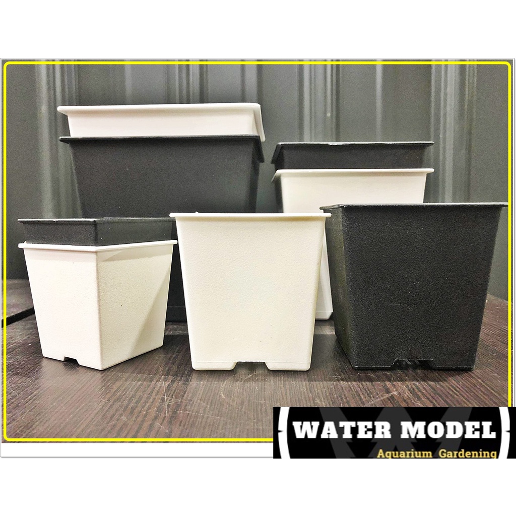 Water Model Gardening Planting 2/3/4/5inch Square Pot/Pot/Flower Pot ...