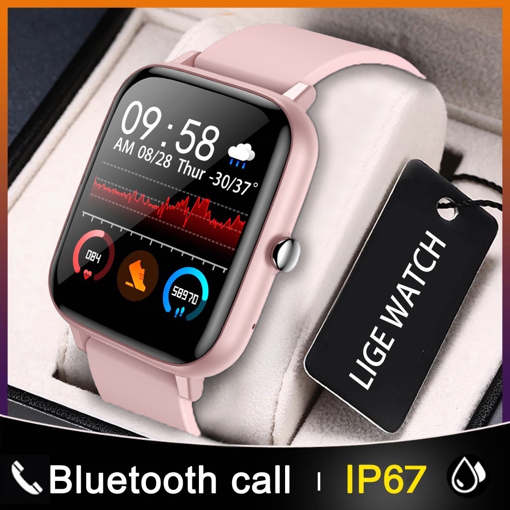 Smart Watch Bluetooth Waterproof Call Heart Rate Monitoring Smart Watch ...