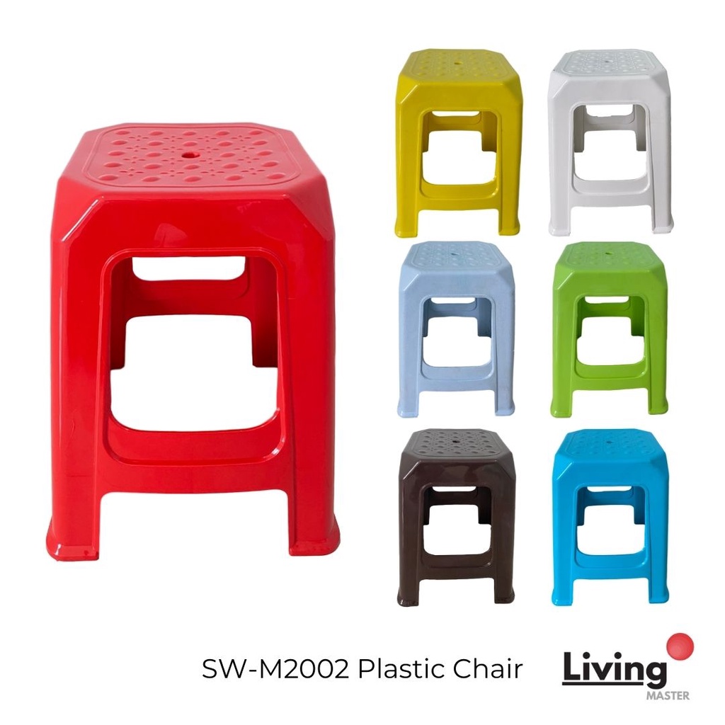 M2002 1 Year Warranty High Quality Square Plastic Stool, Plastik Stool ...