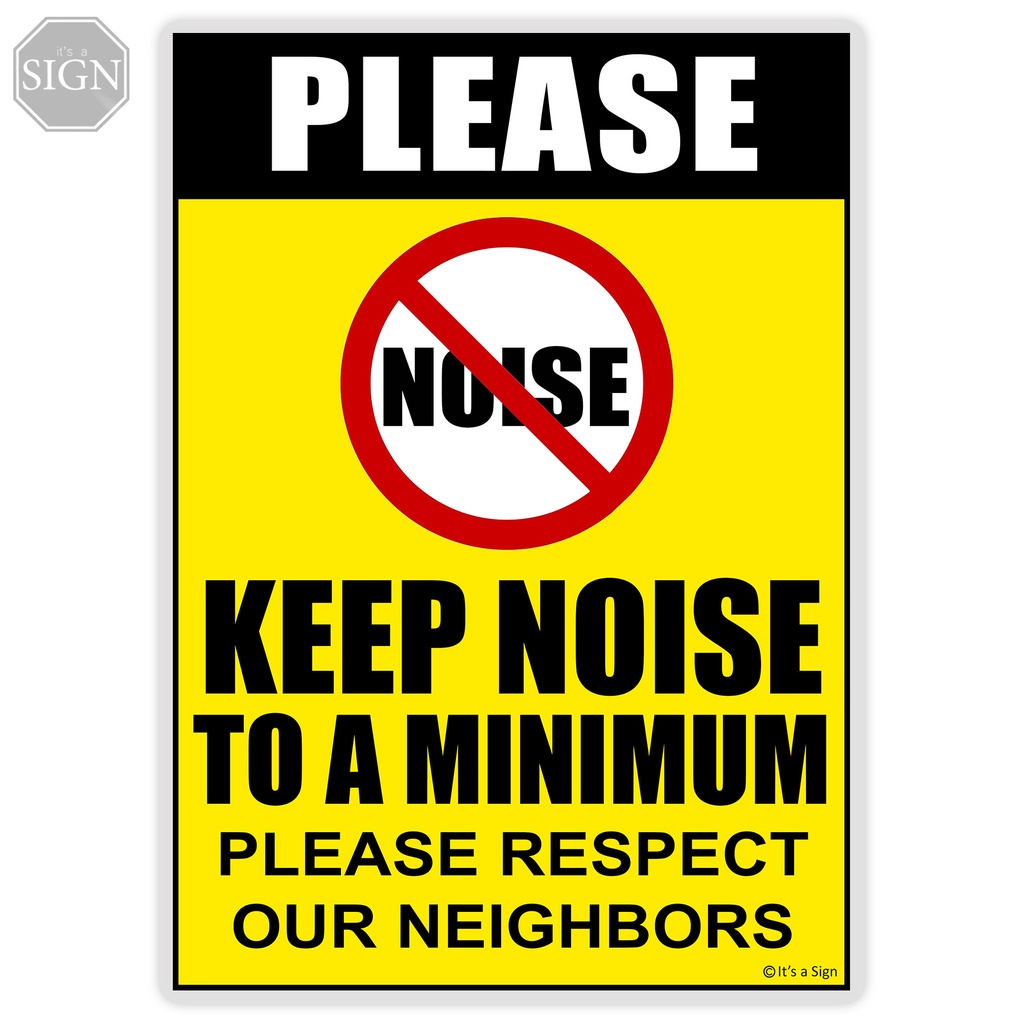 Keep Noise to a Minimum Quiet Please Sign - Laminated Signage - A4 Size ...
