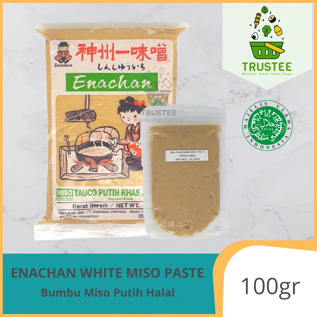 PUTIH Enachan White Miso Paste 100gr Halal Japanese-Style Tauco For ...