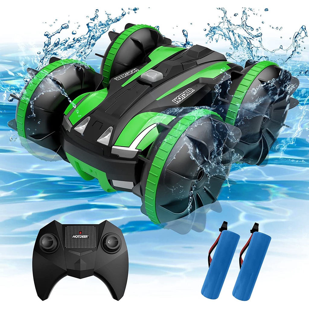 Tecnock Amphibious Remote Control Car for Kids,Toys for 5-12 Year Old Boys,2.4Ghz Waterproof RC ...