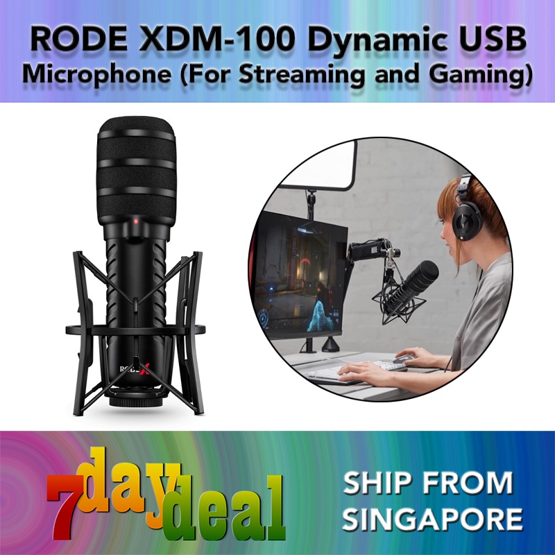 RODE XDM-100 Professional Dynamic USB-C Streaming and Gaming Microphone ...