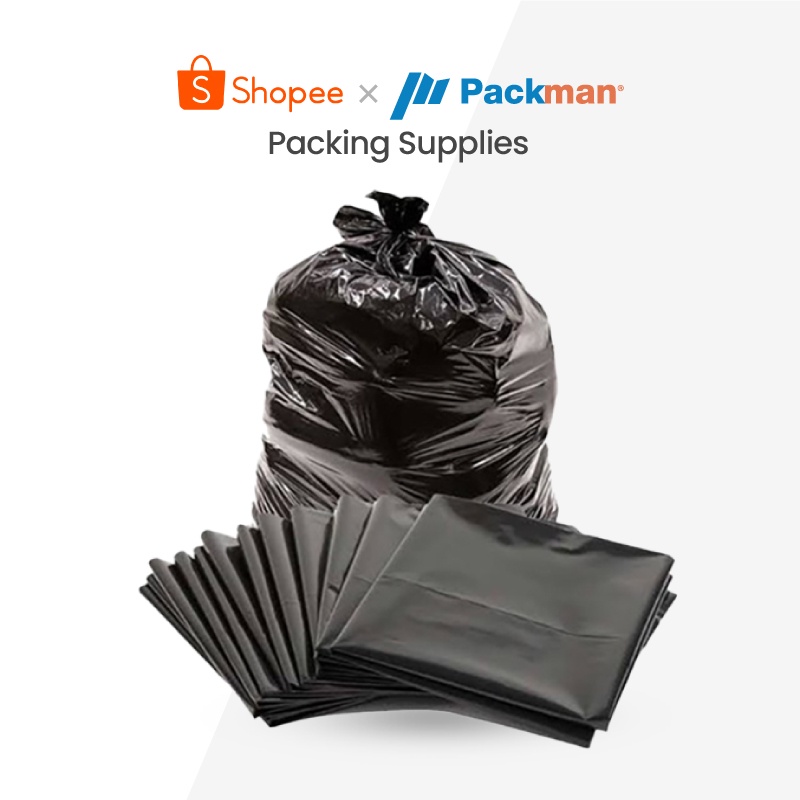 [WHOLESALE] Black Trash Bag Food Waste Large Dustbin Liners┃Garbage ...