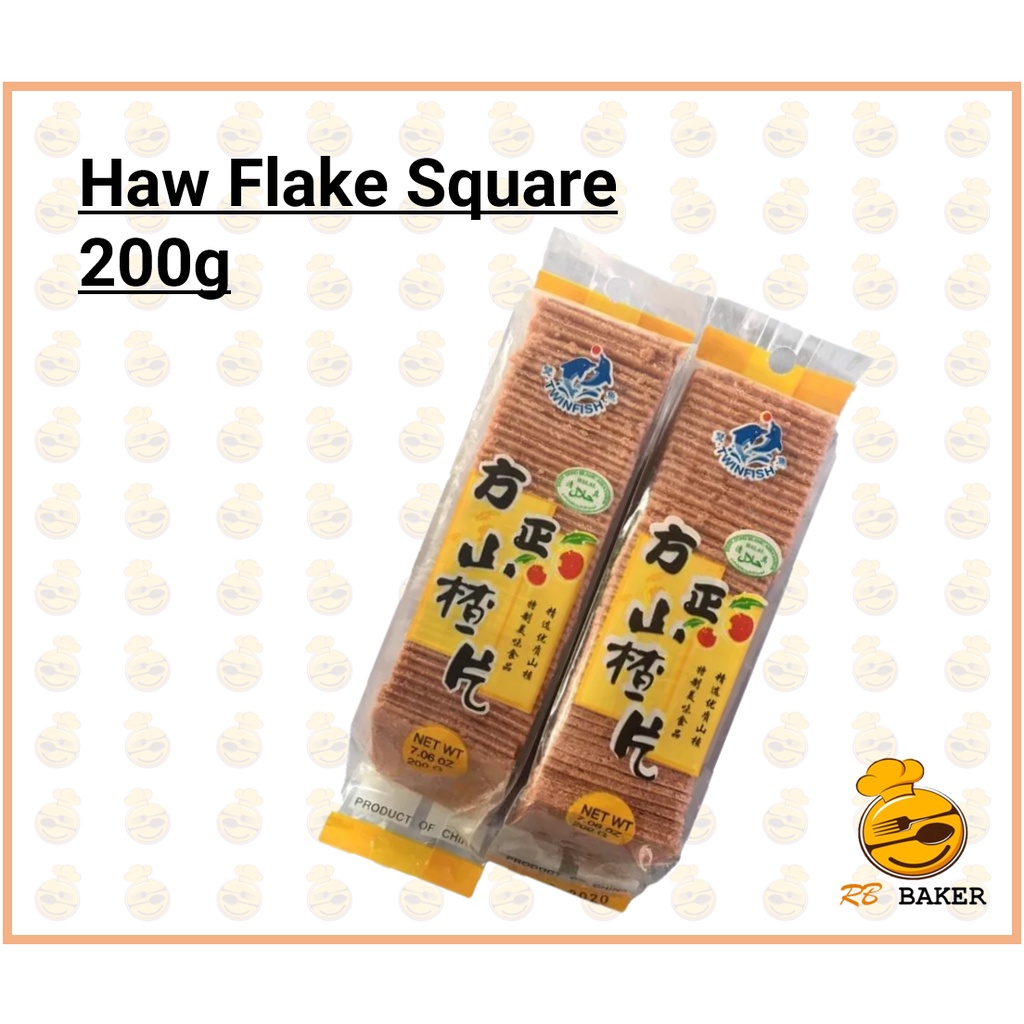 200g Haw Jelly Square 四方正山楂片 SIM Haw Flakes Slice (HALAL) | Shopee ...