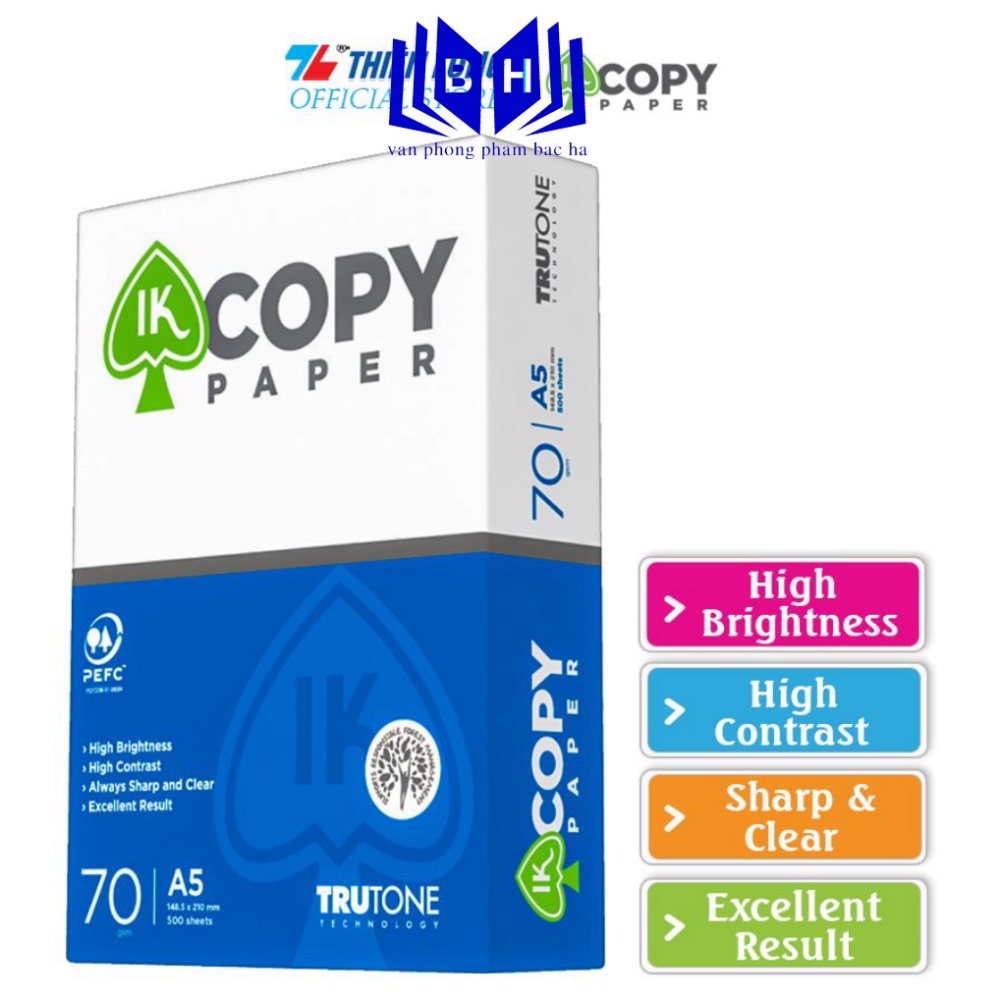 Ream of A5 70 gsm IK Copy paper (500 sheets) - Imported from Indonesia ...