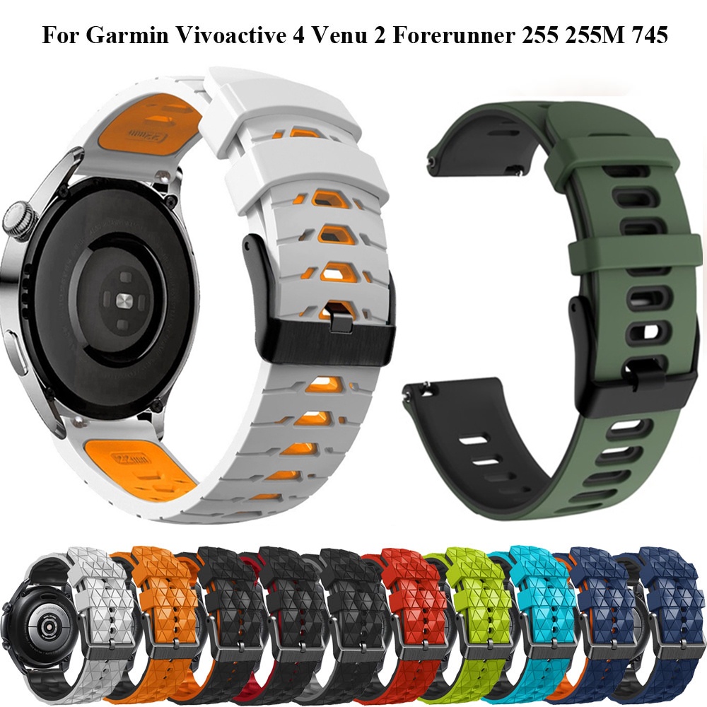 20MM 22MM Band For Garmin Vivoactive 4 Venu 2 Forerunner 255 255M 745 ...