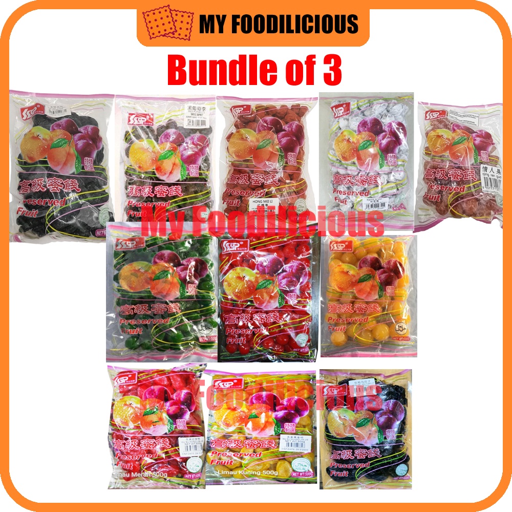 SSYP Preserved Fruit Hue He Wu Mei/Hei Put Tao Li/Xiang Si Mei/Hong Mei ...