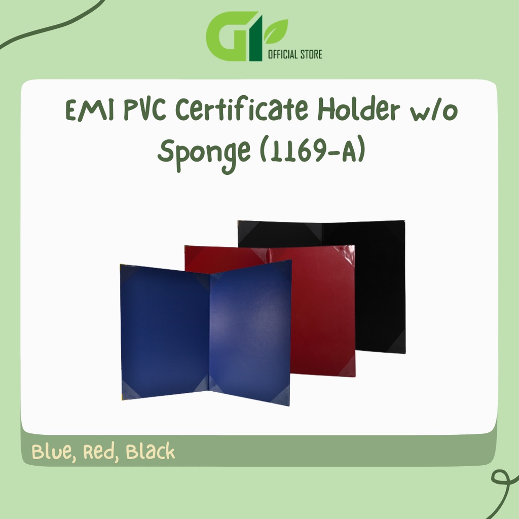[GY Office] EMI A4 PVC Certificate Holder w/o Sponge (1169-A) | Shopee ...