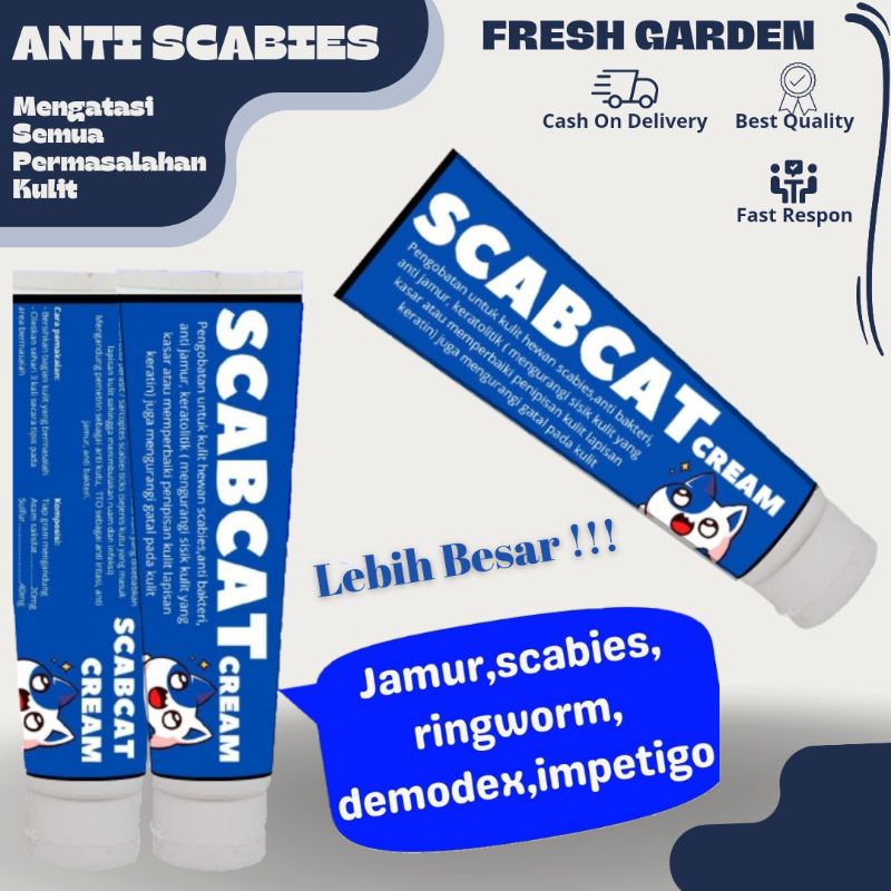 Anti-fungal Cream Scabies Cat Dog Rabbit Scabcat Treat Skin Problems ...