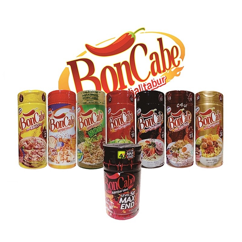 Bundle of 3 KOBE BONCABE Sambal Tabur / Chili Powder KOBE / Chili ...