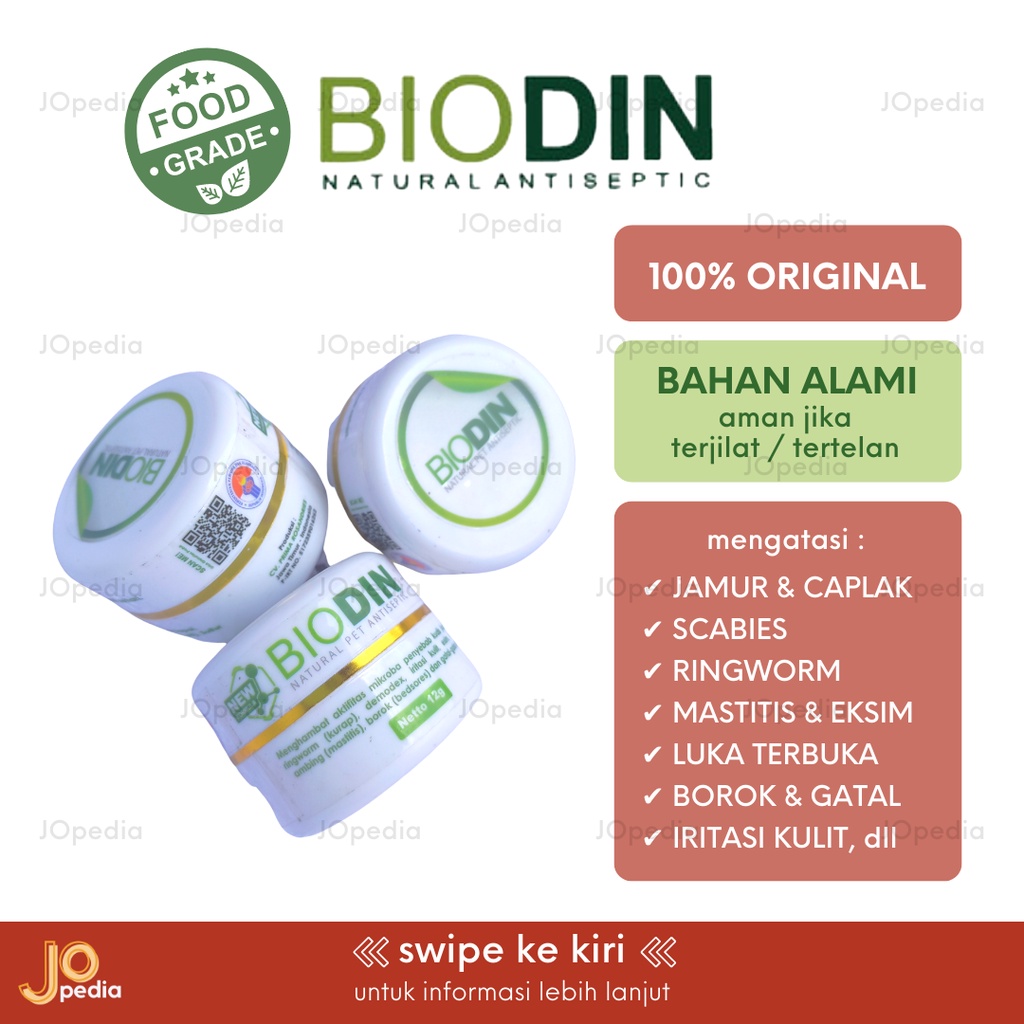 Biodin CREAM Medicine Fungus Scabies Demodex Wound Cat Dog Rabbit ...