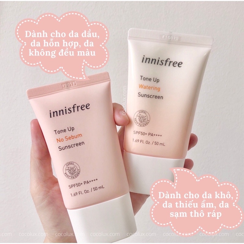 Genuine innisfree sunscreen enhances pink skin tone | Shopee Singapore