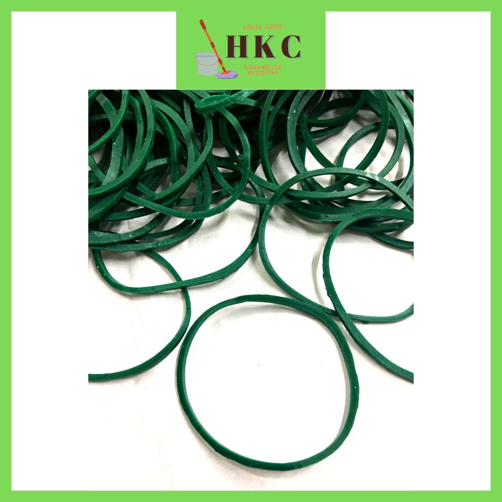 Getah Gelang Elastik Hijau 1.5 Inch Rubber Band Green Premium Quality ...