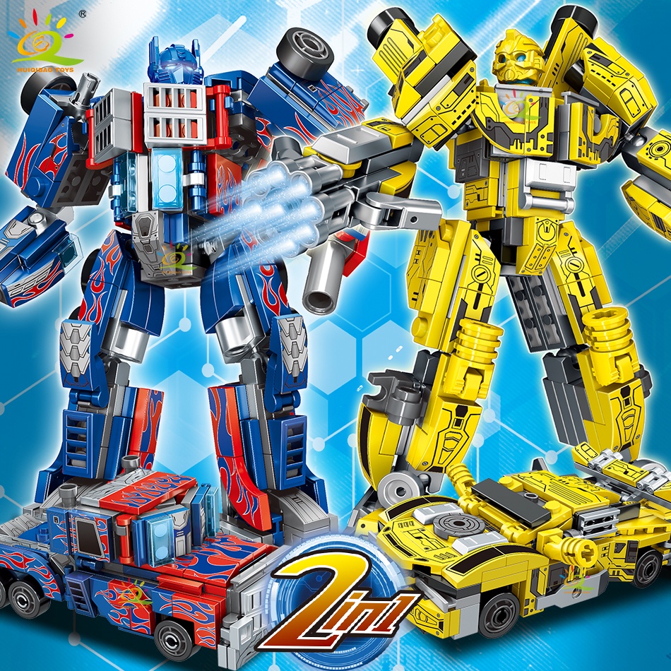 2 changes Marvel Transformers Bumblebee / Optimus Prime Transformer ...