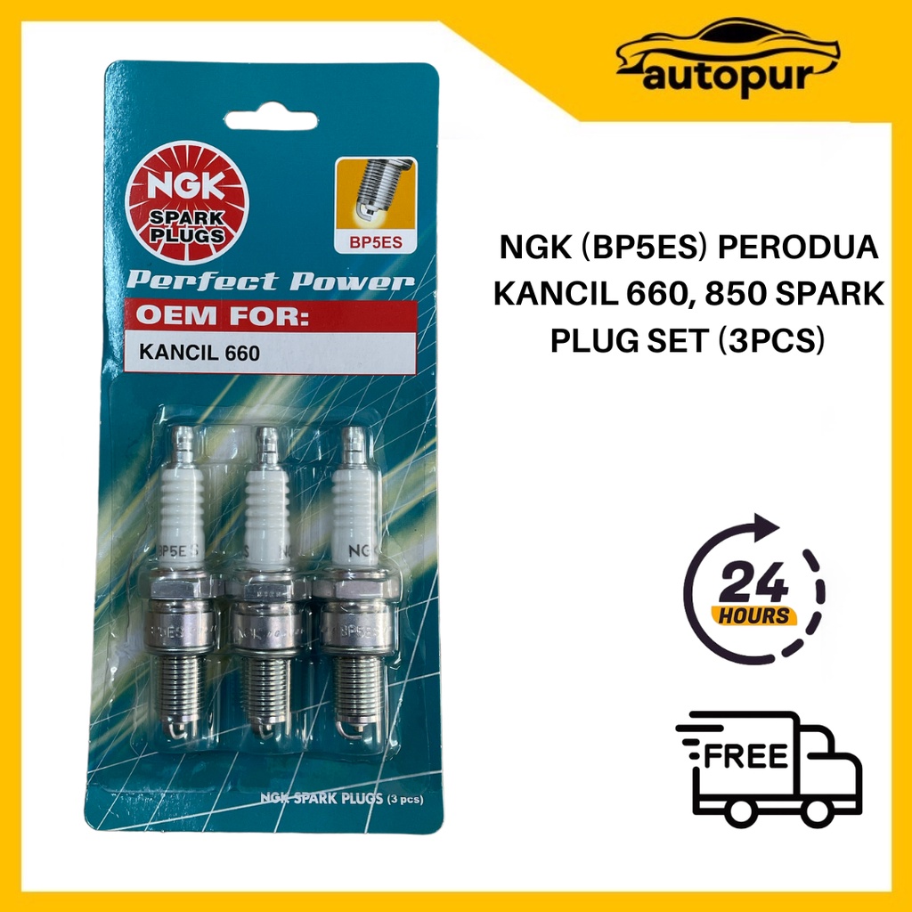 NGK Spark Plug - Perodua Kancil 660 850 Carburetor (3pcs) | Shopee ...