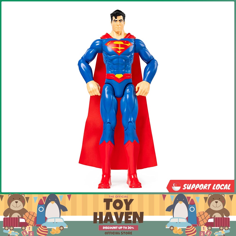 [sgstock] DC Comics, 12-Inch SUPERMAN Action Figure | Shopee Singapore