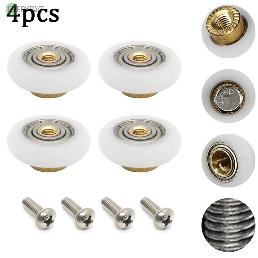 [ FAST SHIPPING ]4Pcs Shower Screen Door Rollers Runners Wheels 23/25 ...