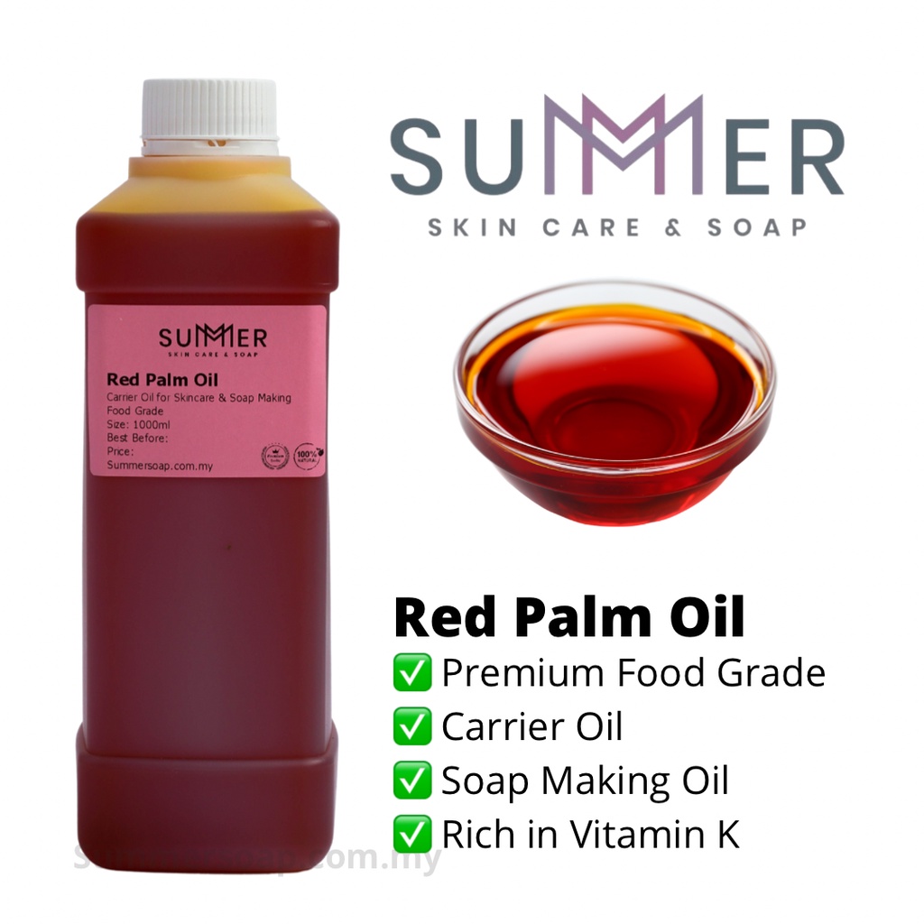 Pure Red Palm Oil (Premium Food Grade) Soap Making / Carrier Oil 红棕榈油 ...