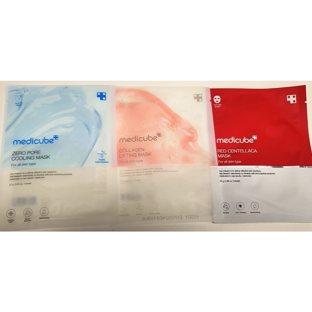 [MEDICUBE] medicube 5 types of mask packs | Shopee Singapore