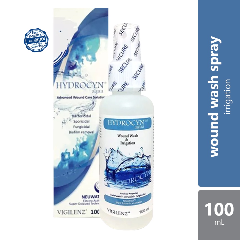 Vigilenz Hydrocyn Aqua Wound Care Spray Mist 100ml | Shopee Singapore