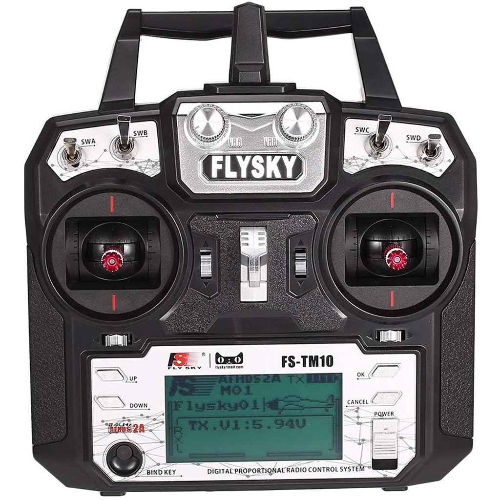Flysky FS-TM10 FS-i6X 10CH 2.4GHz AFHDS RC Transmitter Radio Model ...