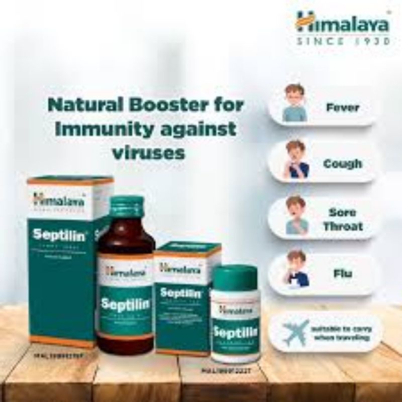 Himalaya Septilin Tablets - 60 Tablets Boost Immunity Sinus Resdung EXP ...