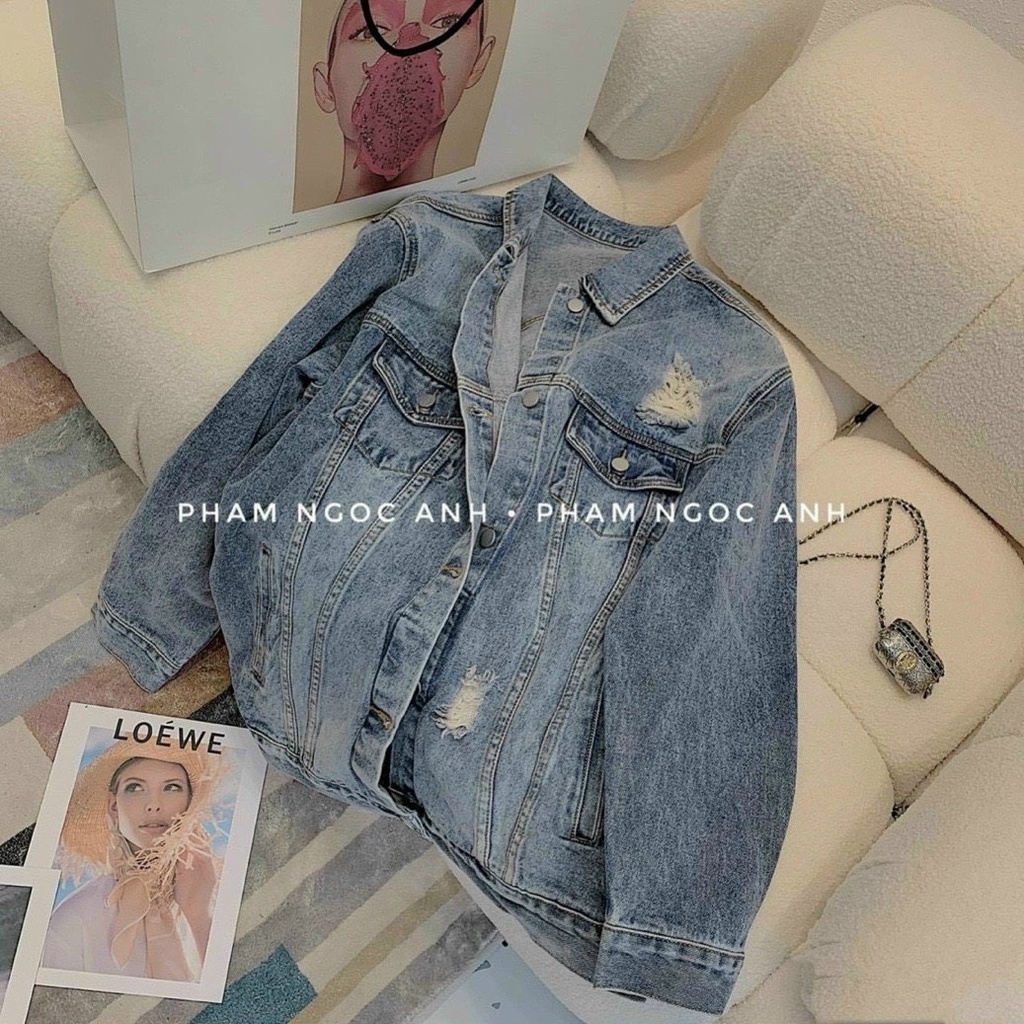 Women's JEAN Jacket Wide form Personality ((MS JEAN) | Shopee Singapore