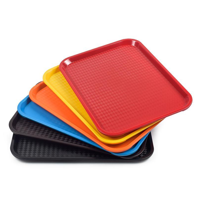 European-Style Rectangular Plastic Plate KFC Mop Tray Bread Milk Tea ...