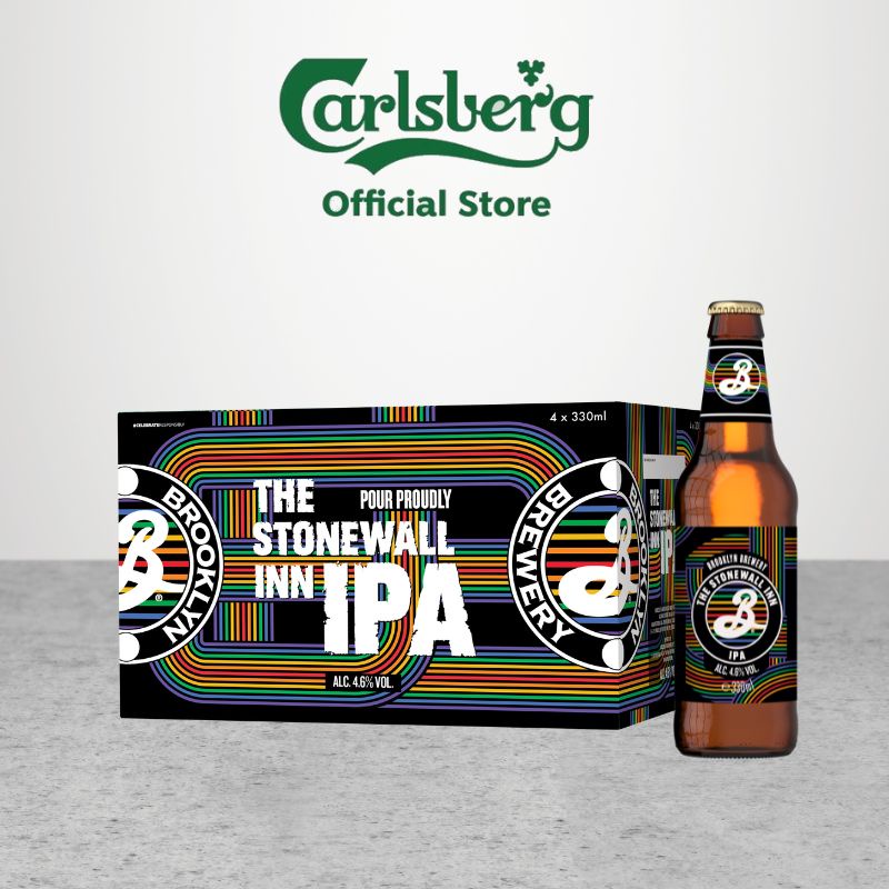 Brooklyn Stonewall Inn IPA Craft Beer Pint 330ML (Pack of 24) | Shopee ...