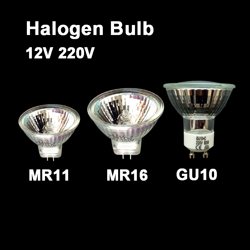 Ac 220v Ac Dc 12v Halogen Bulb Lamp Cup Light Mr11 Mr16 Gu5 3 Gu10 High