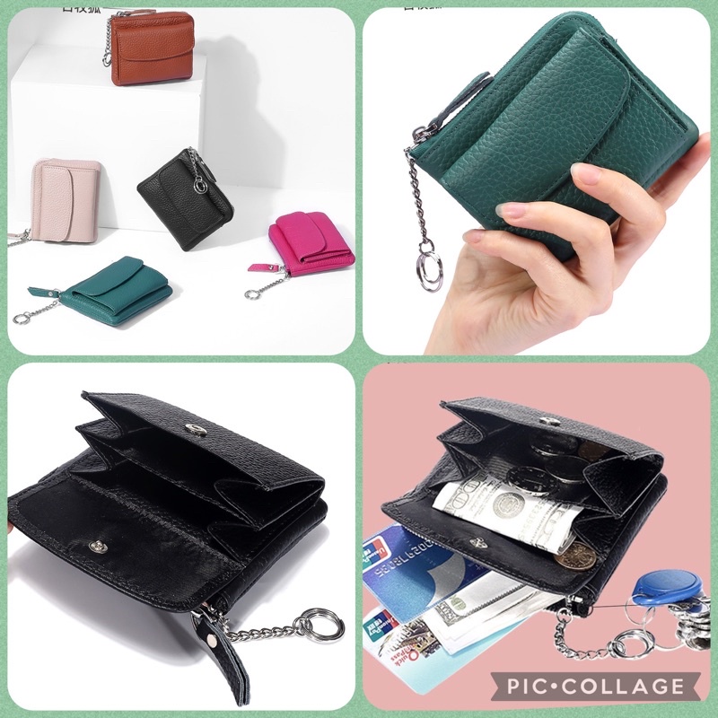 Genuine Leather Coin Purse/small Wallet / Multifunction Pocket Purse ...