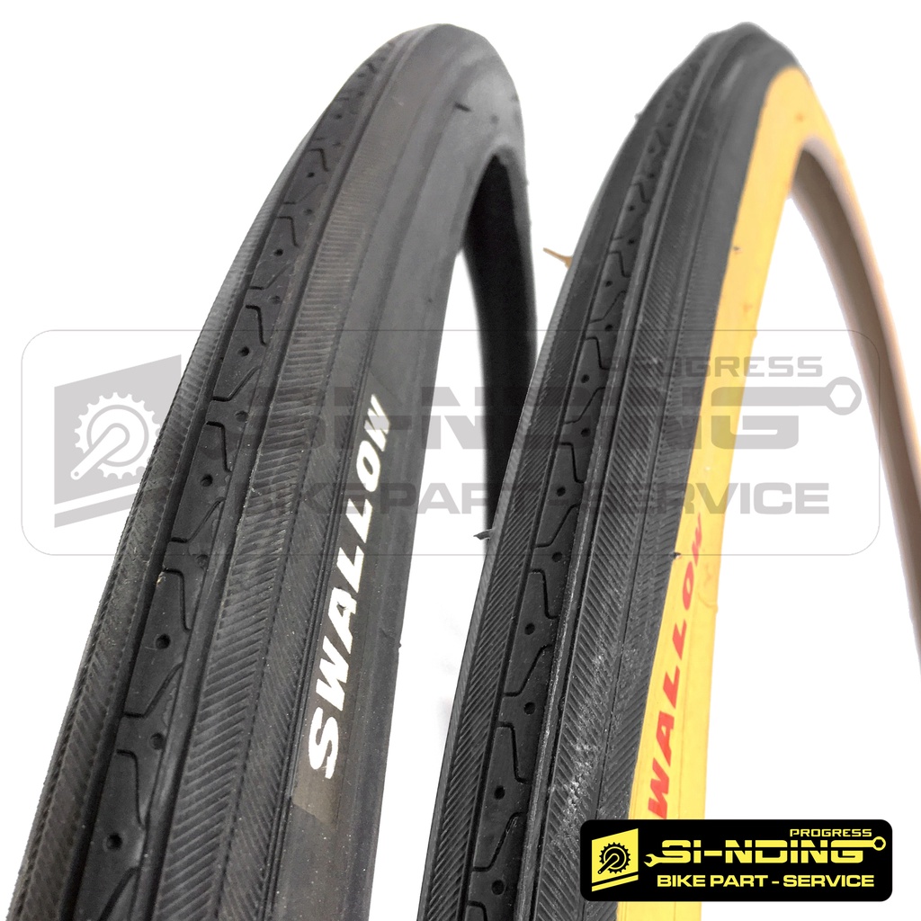 Swallow 27 X 1 1 1 Black Brown Vintage Racing Bike Tire | Shopee Singapore