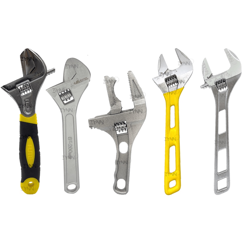 [SG STOCK] ADJUSTABLE SPANNER/ WRENCH Large Opening Pipe Plumbing Nut ...